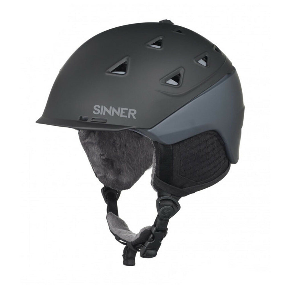 Sinner - Stoneham Helmet - Black/Grey – The Mysto Spot